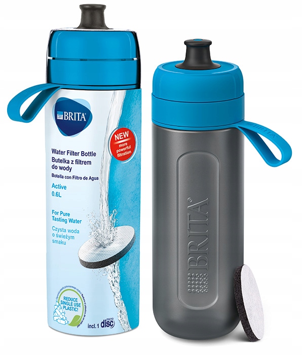 Bidon, butelka filtr Brita Active fill&go blue - 4006387072582 ...