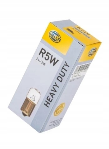 ŻARÓWKA R5W 5W 24V BA15S HELLA - 10 SZTUK 04082300191400 za 13.99PLN z ...