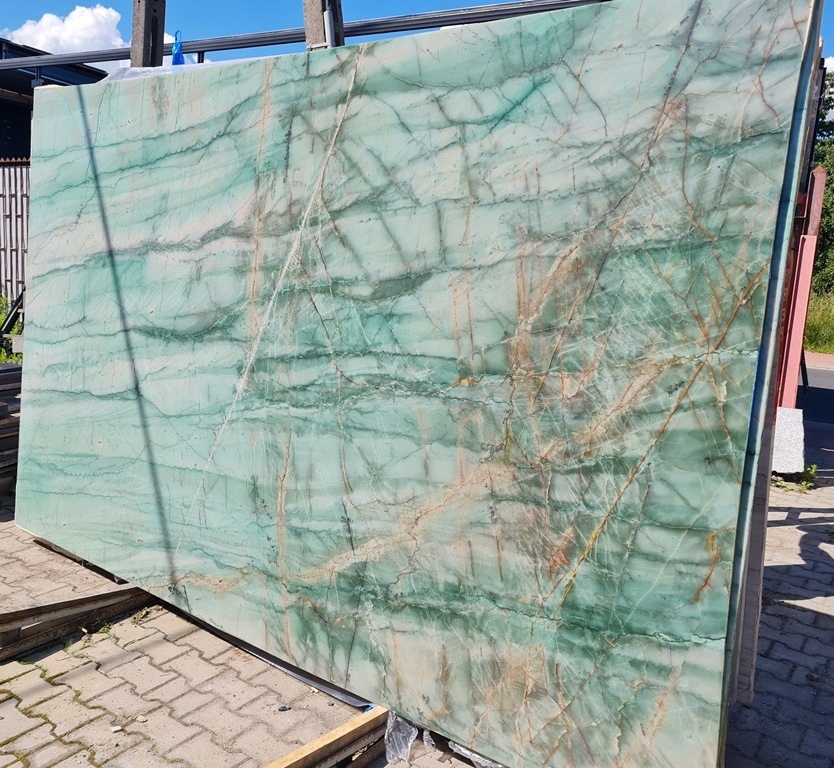 PŁYTA KAMIENNA KWARCYT NATURALNY SMERALDO SLABY • Cena, Opinie ...