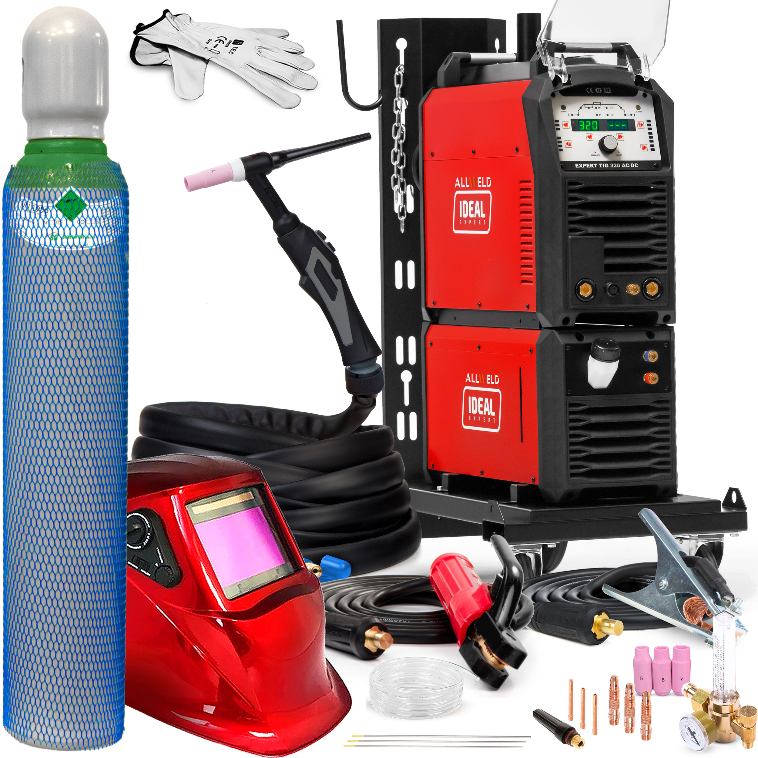 SPAWARKA INWERTEROWA IDEAL TIG 320 AC DC MMA 400V 320A PULS HF ...