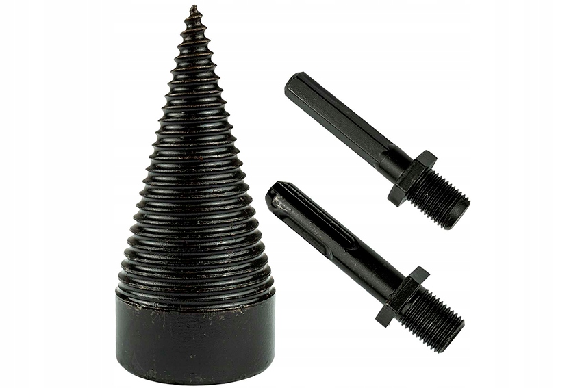 Świder Do Rozłupywania Drewna Rębak 42x90 mm Na Wiertarkę / SDS+ / HEX ...