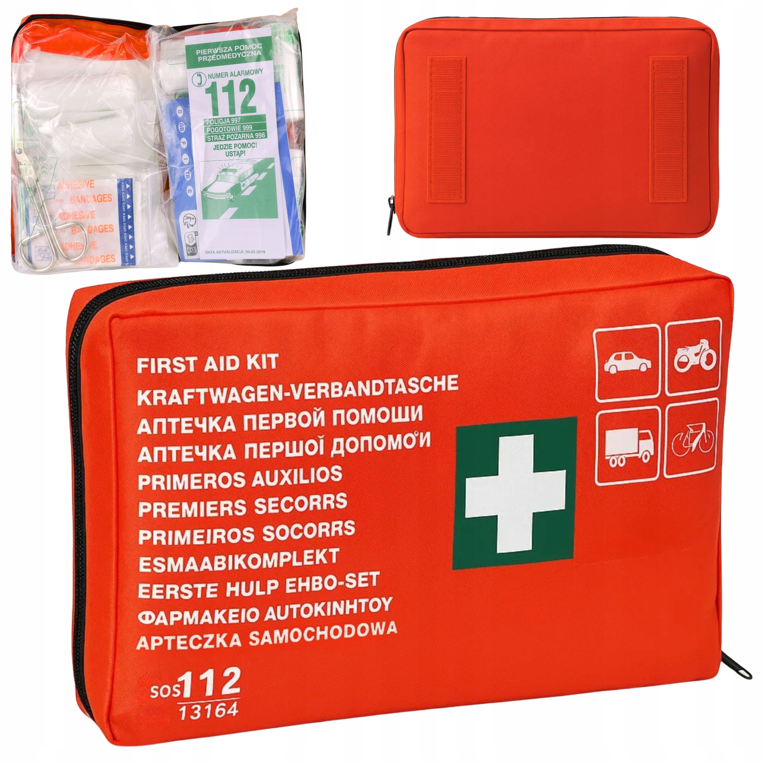 AUTOMOBILOVÁ pro první pomoc DIN 13164 NORMA EVROPA RZEP BOZP za 142.00CZK - Allegro