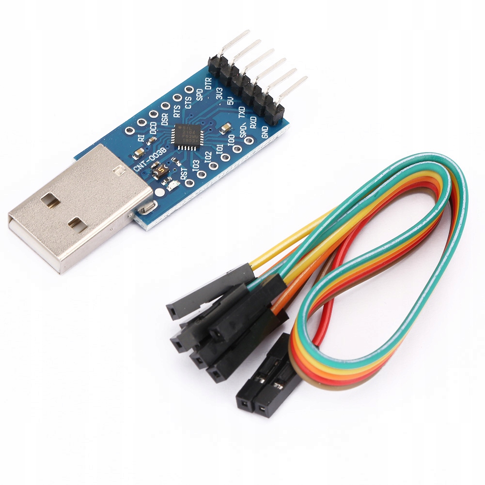 Moduł konwertera szeregowego USB 2.0 do TTL UART 6PIN z przewodami ... Moduł konwertera szeregowego USB 2.0 do TTL UART 6PIN z przewodami ...