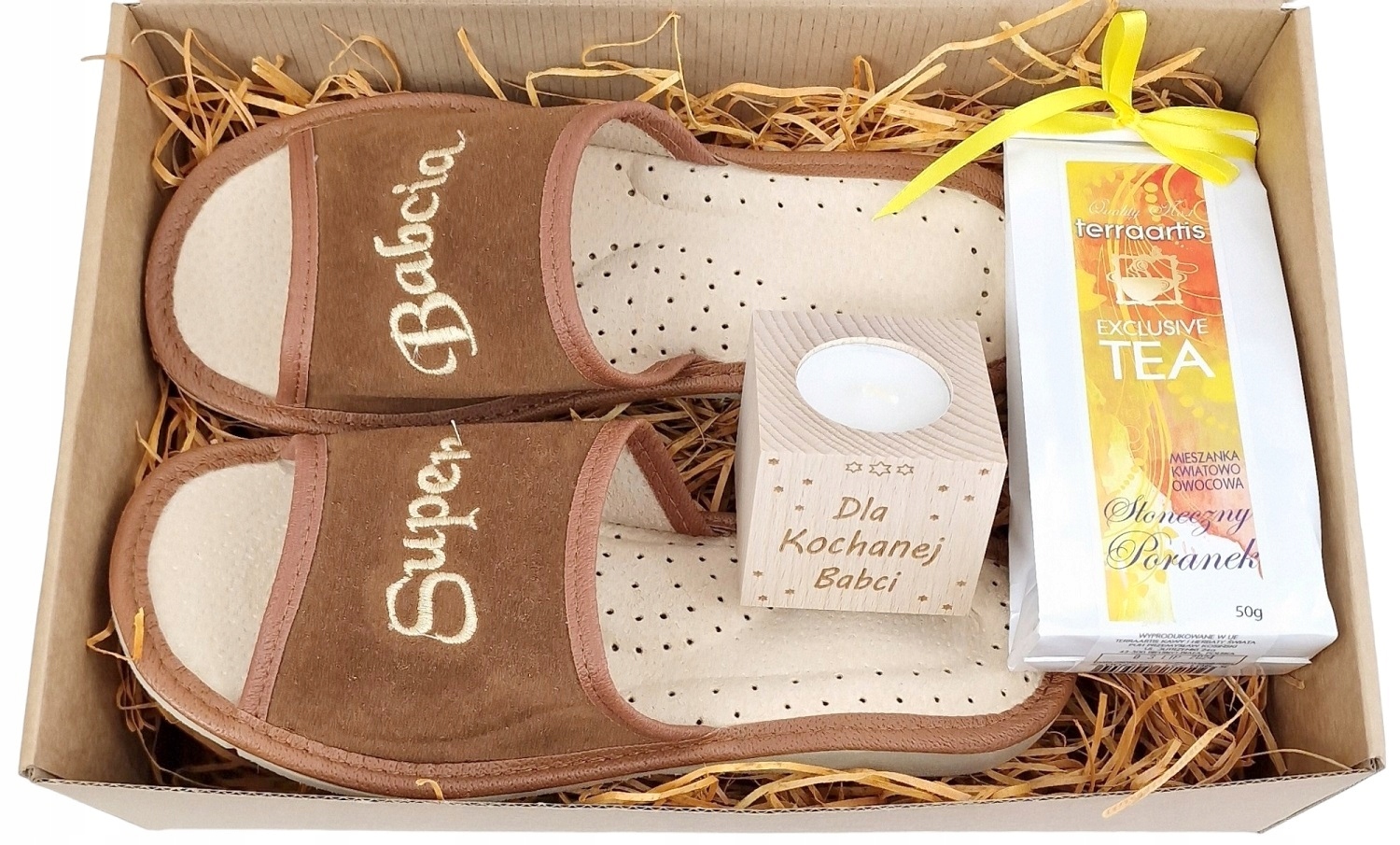 Super Babička Krásná Sada Pantofle Venkovní Pro Babičku V Kartonu Box ...