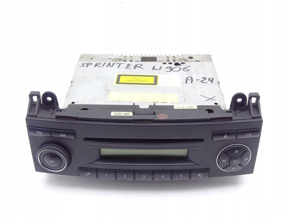 MERCEDES SPRINTER W906 906 VW CRAFTER 06- RADIO FABRYCZNE CD BECKER za 99.99PLN z PARZYMIECHY ...