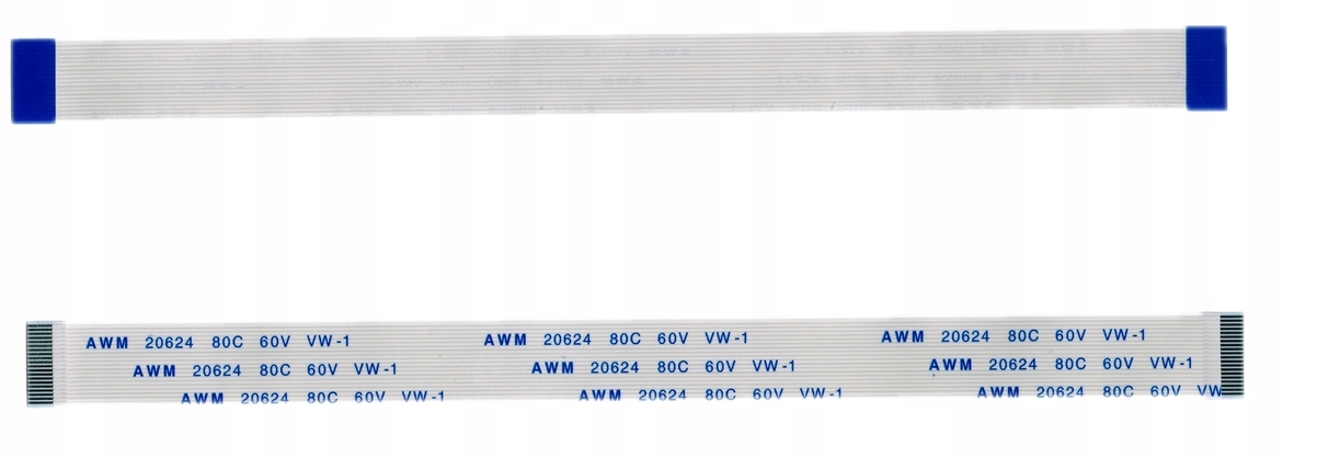 ELASTICKÁ KABELOVÁ PÁSKA FFC FPC RIBBON CABLE 16PIN RASTR 0.5 MM 20 CM ...