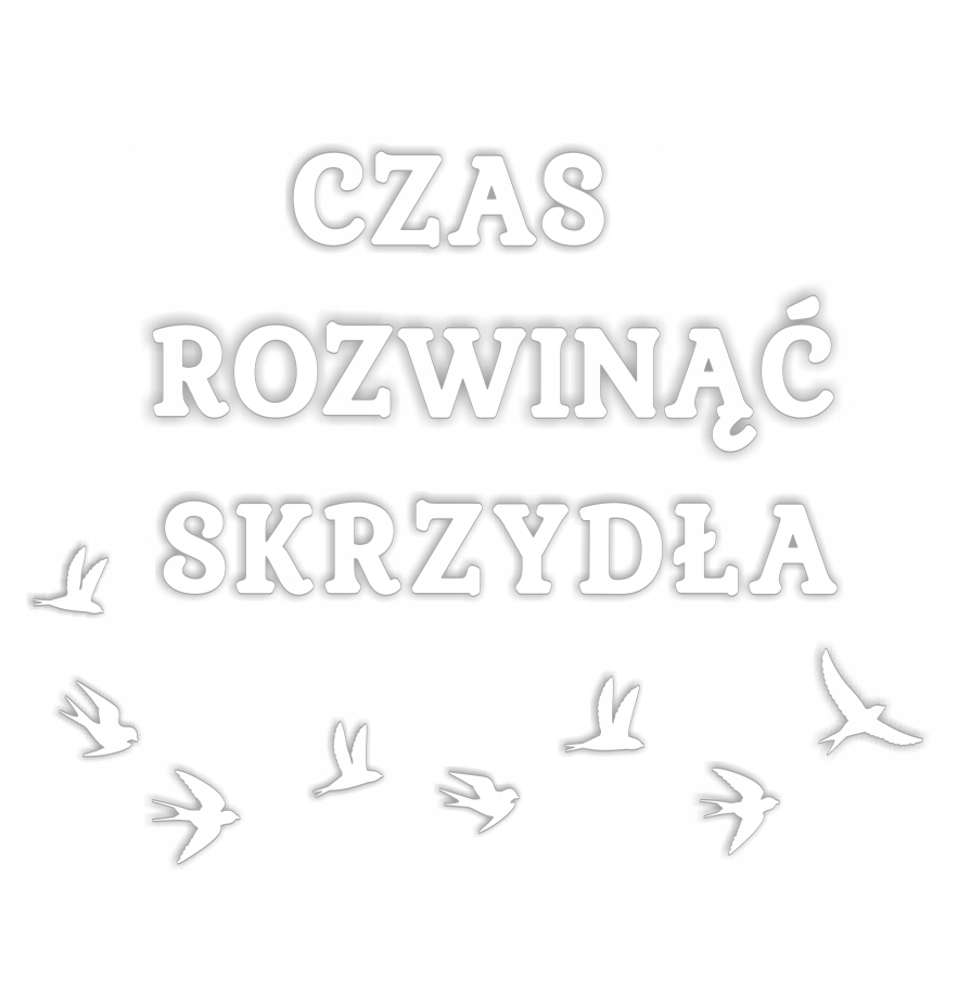 DEKORACJA NA KONIEC ROKU CZAS ROZWINĄĆ SKRZYDŁA XL (5903919542720 ...
