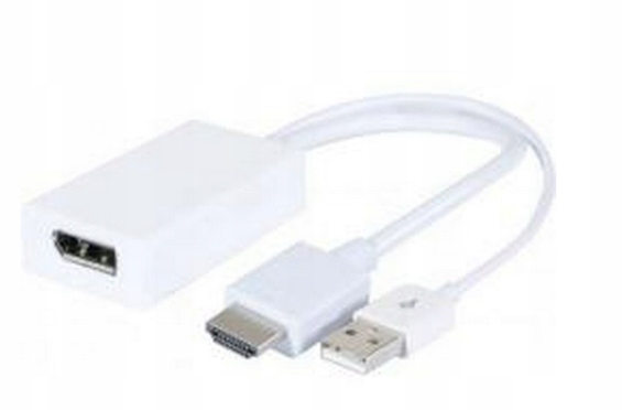 ADAPTER HDMI-USB - DISPLAYPORT 15CM - Sklep, Opinie, Cena w Allegro