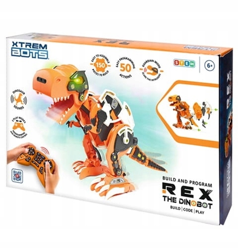 XTREM BOTS Robot The Dino Bot Dinozaur Rex 3803159 15300641301 - Allegro.pl