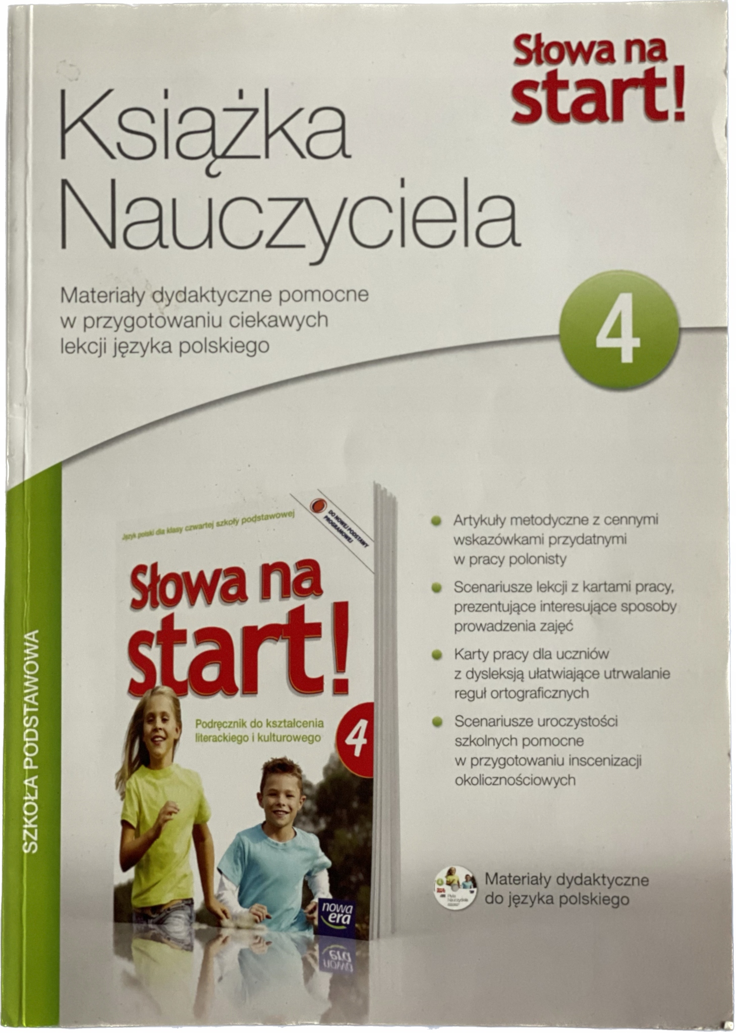 Słowa na start! Książka nauczyciela klasa 4 szkoła podstawowa Praca ...