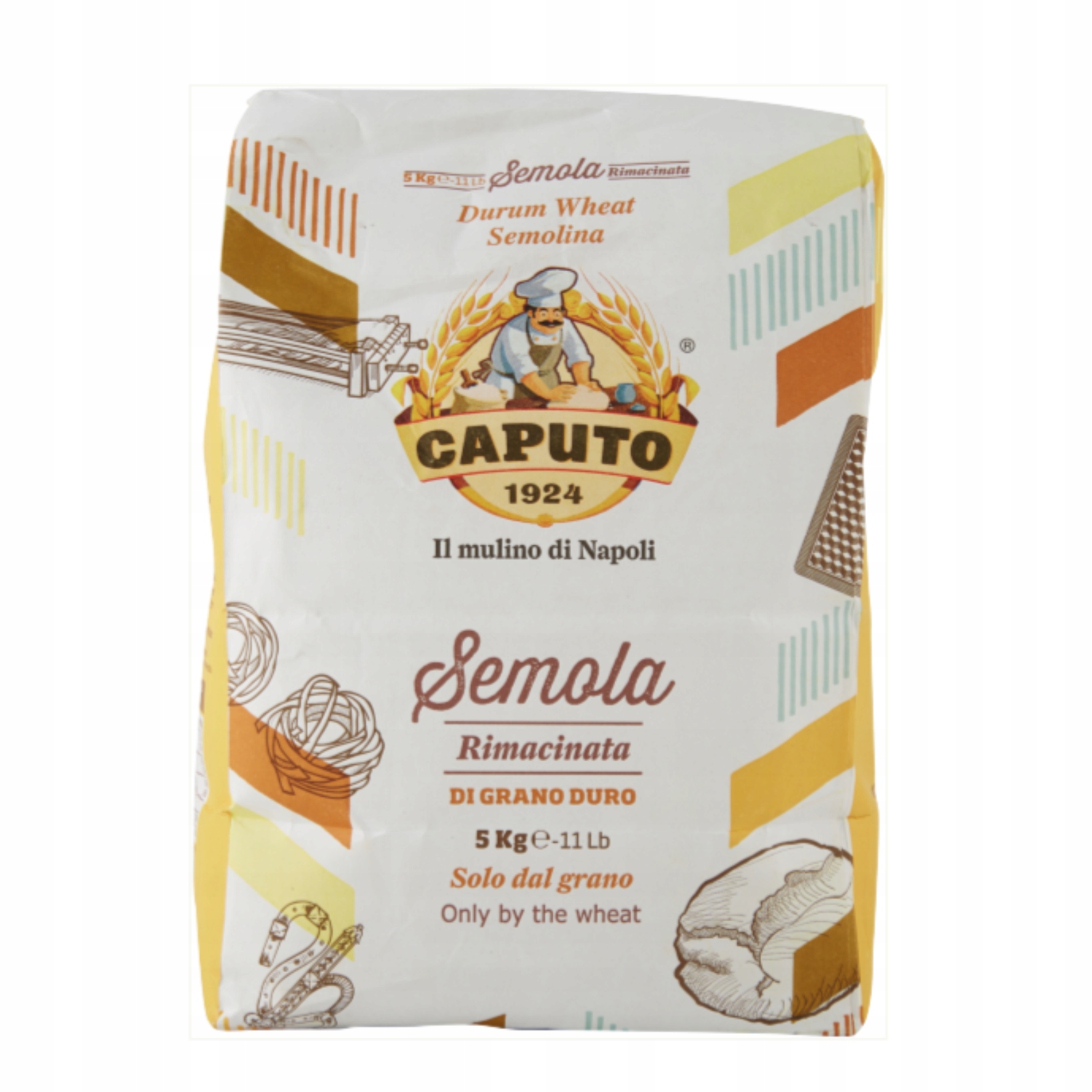 CAPUTO SEMOLA włoska mąka Semolina Rimacinata 5kg (8014601998644 ...