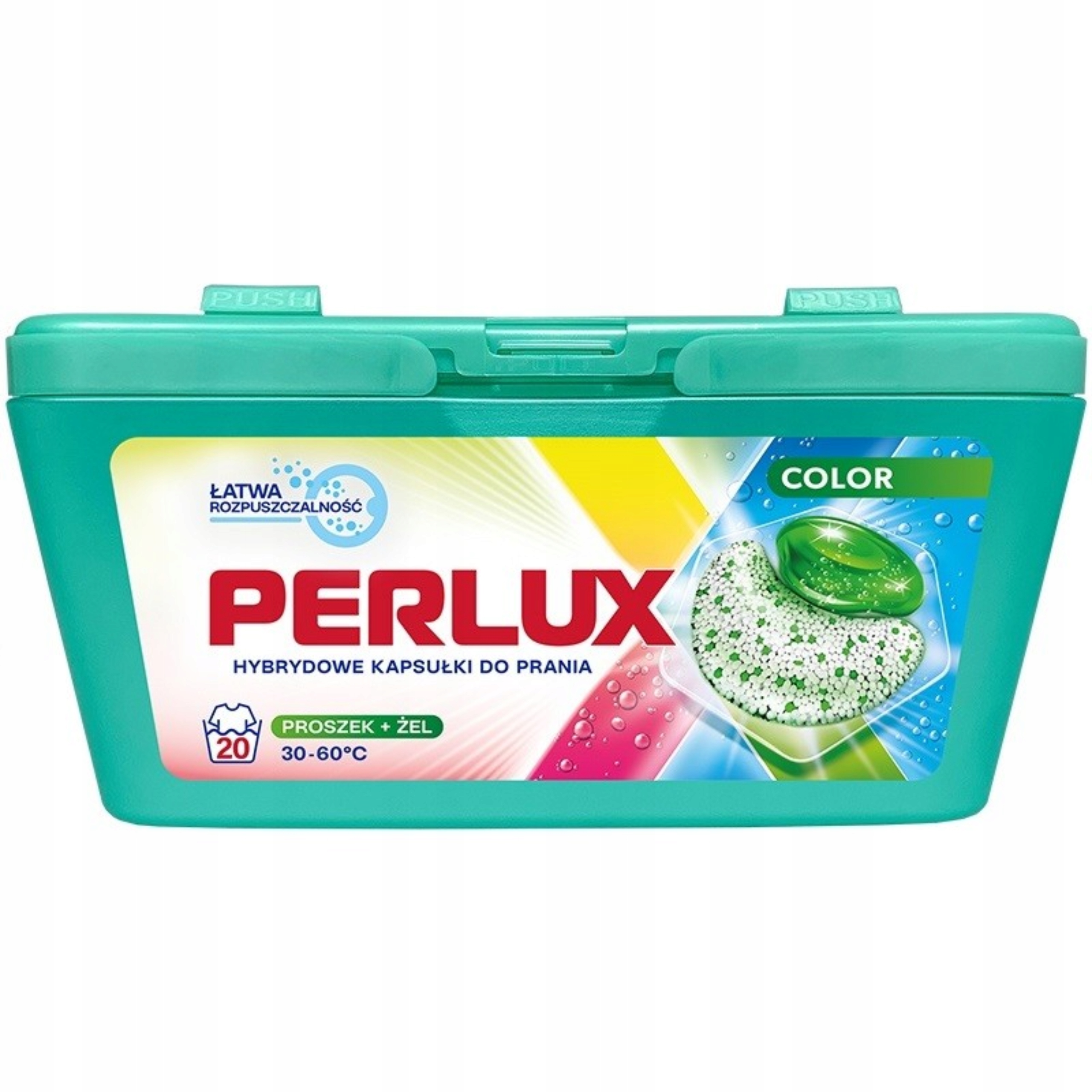 PERLUX kapsułki do prania color PLUS - 20 szt do koloru (5902986213274 ...