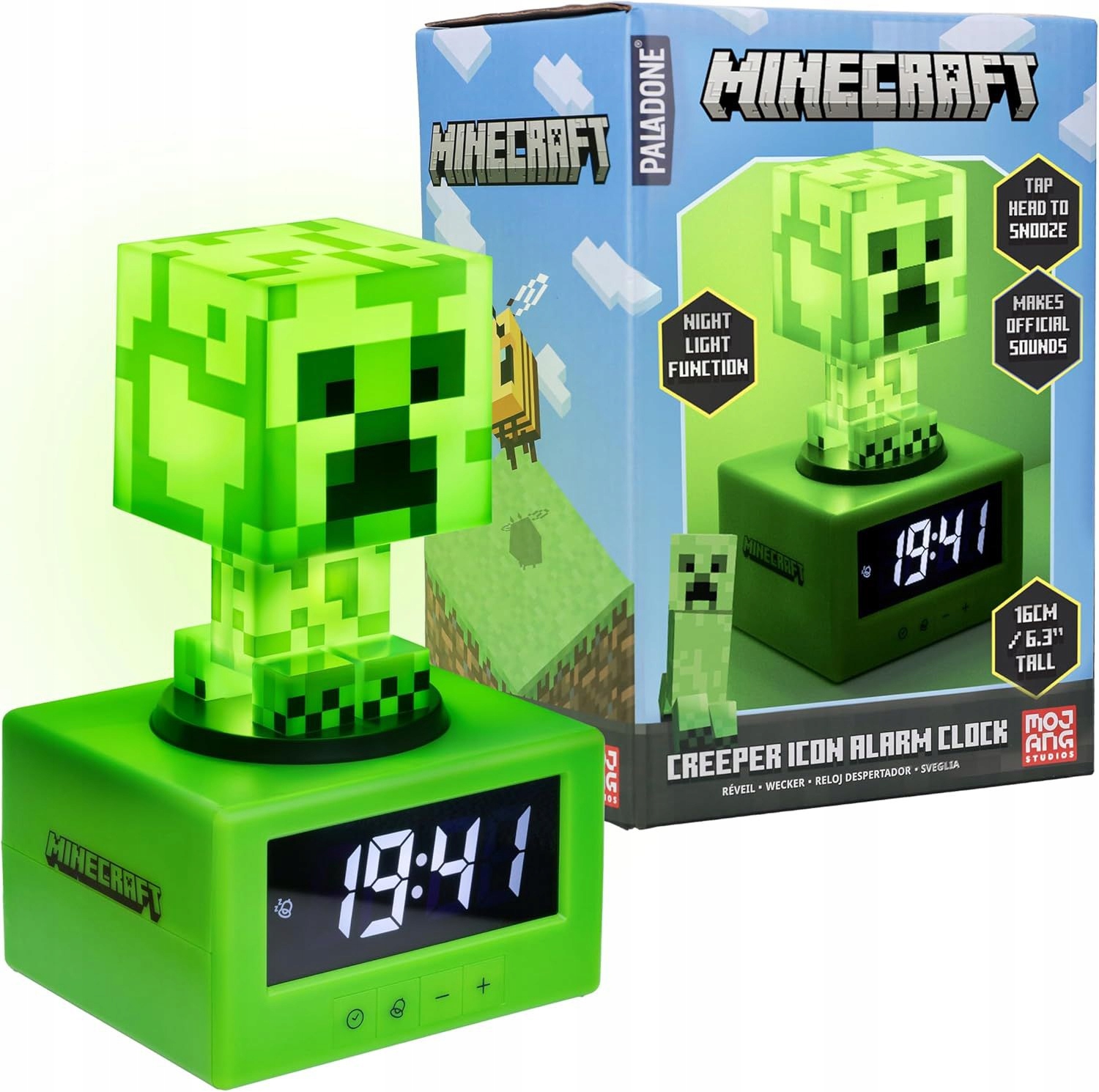 MINECRAFT - CREEPER ICON ALARM CLOCK [FIGURKA] (5056577711165) • Cena ...