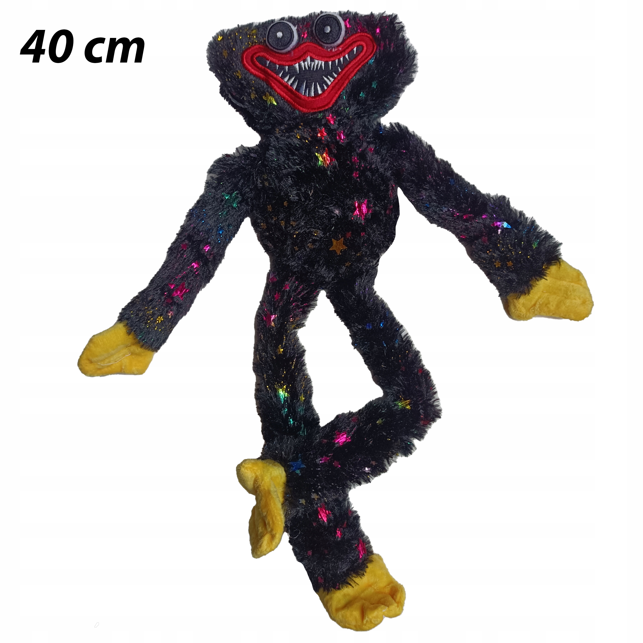 HUGGY WUGGY HAGI WAGI 40CM czarny gwiazdki 13267599622 - Allegro.pl