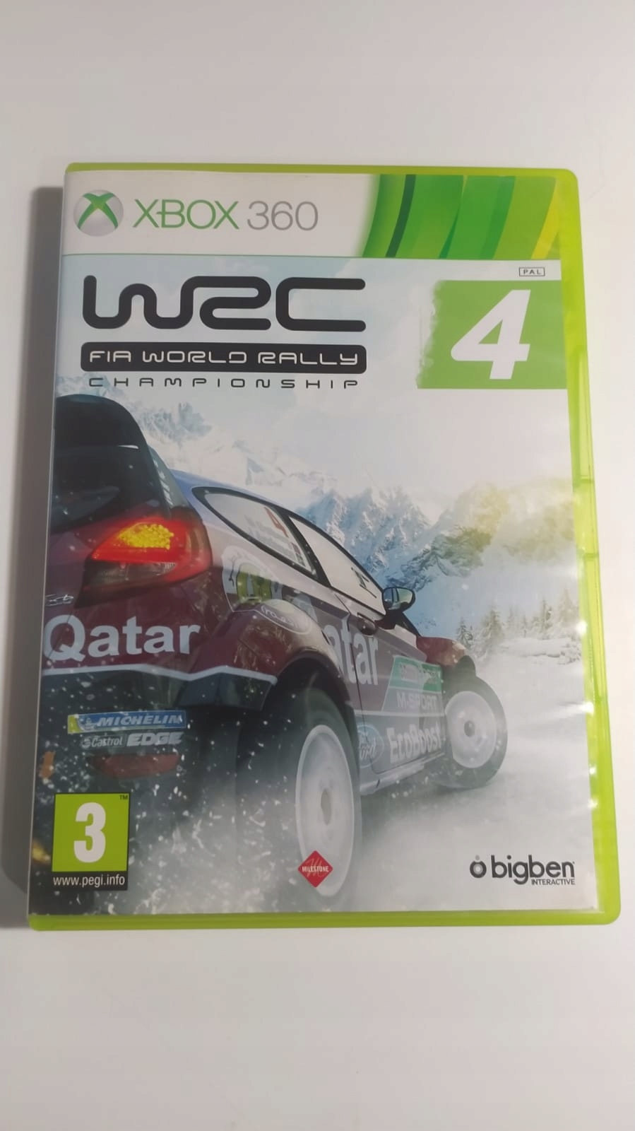 WRC FIA World Rally Championship 4 Microsoft Xbox 360 - Stan: Używany ...