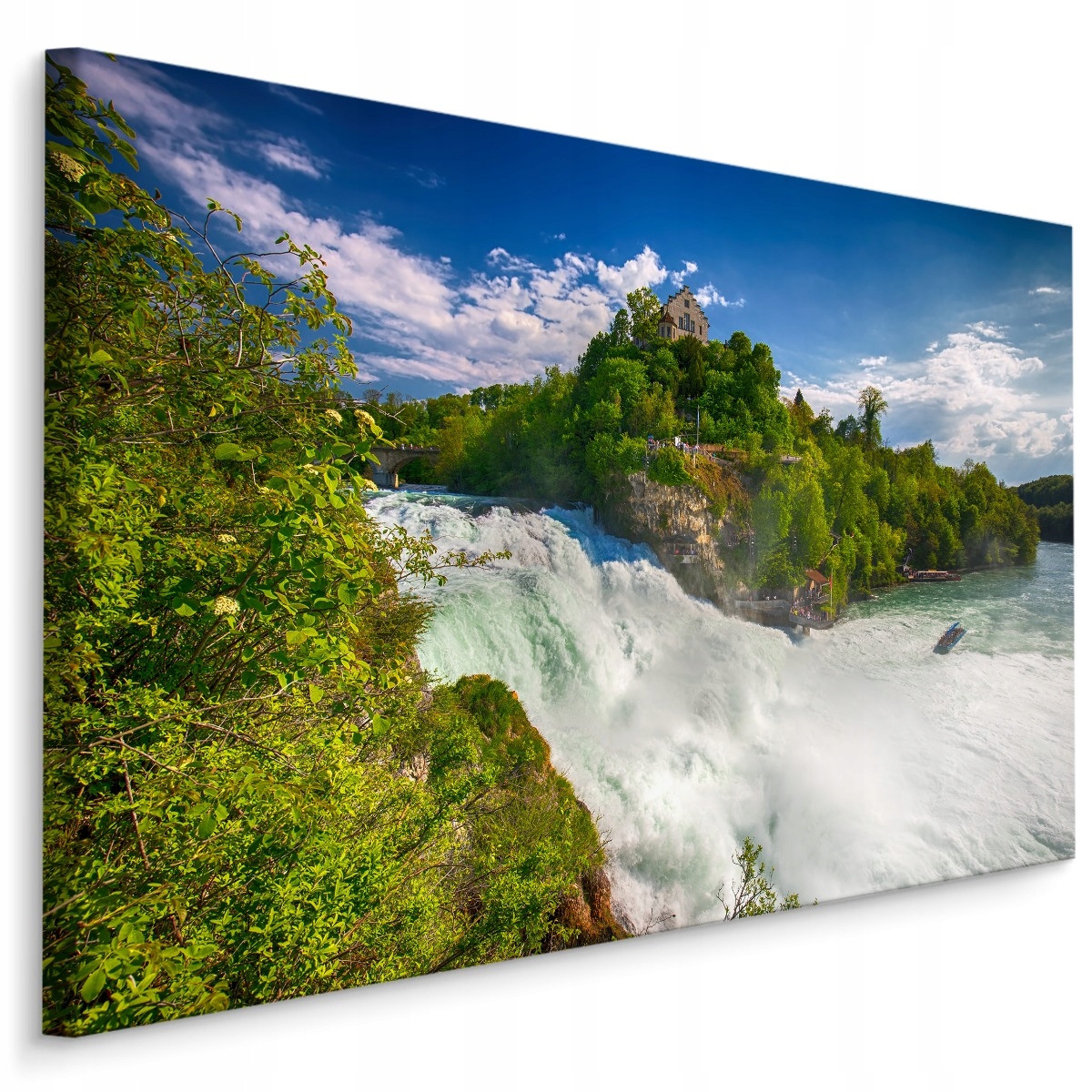 Obraz Vodopád Les Nebo Príroda 3D KRAJINA 30x20 - Allegro