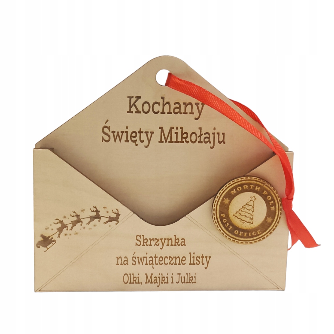 KOPERTA NA LIST DO ŚWIĘTEGO MIKOŁAJA Z IMIENIEM PERSONALIZOWANA ...