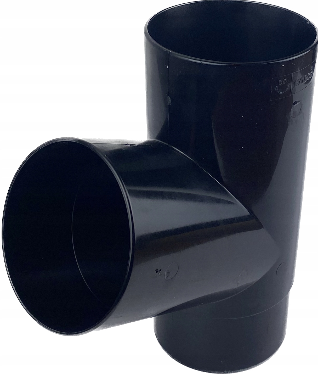 67° PVC trojháček pro odtokové potrubí 100mm GALECO PVC černý RAL 9005 ...