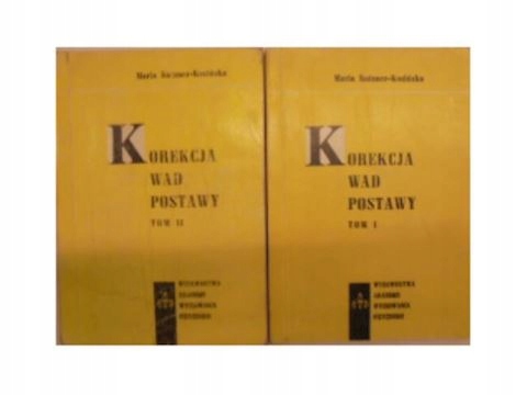 Korekcja wad postawy tom 1 i 2 - (17012515712) | Książka Allegro