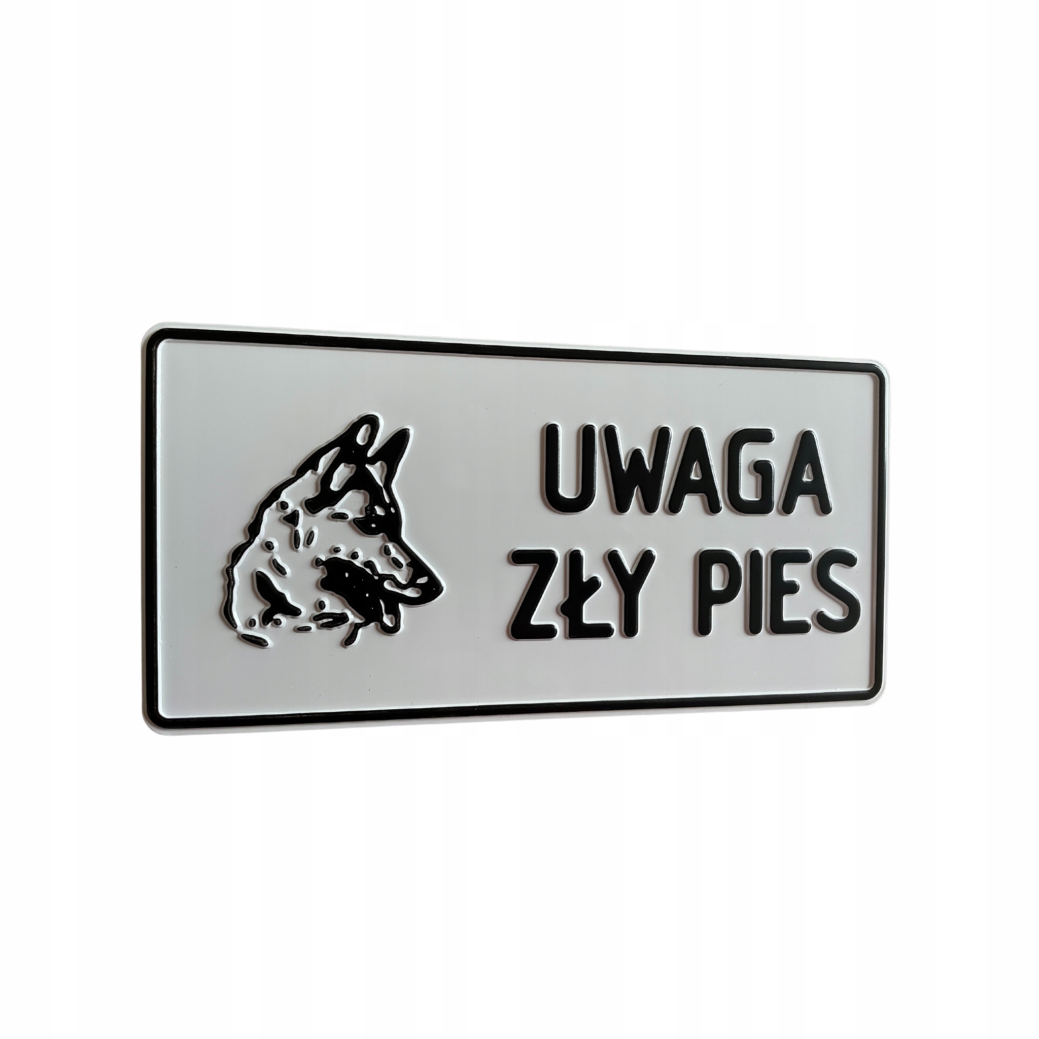 Tabliczka Ostrzegawcza UWAGA ZŁY PIES aluminium (ZLE.PSY.28.14.AL ... Tabliczka Ostrzegawcza UWAGA ZŁY PIES aluminium (ZLE.PSY.28.14.AL ...