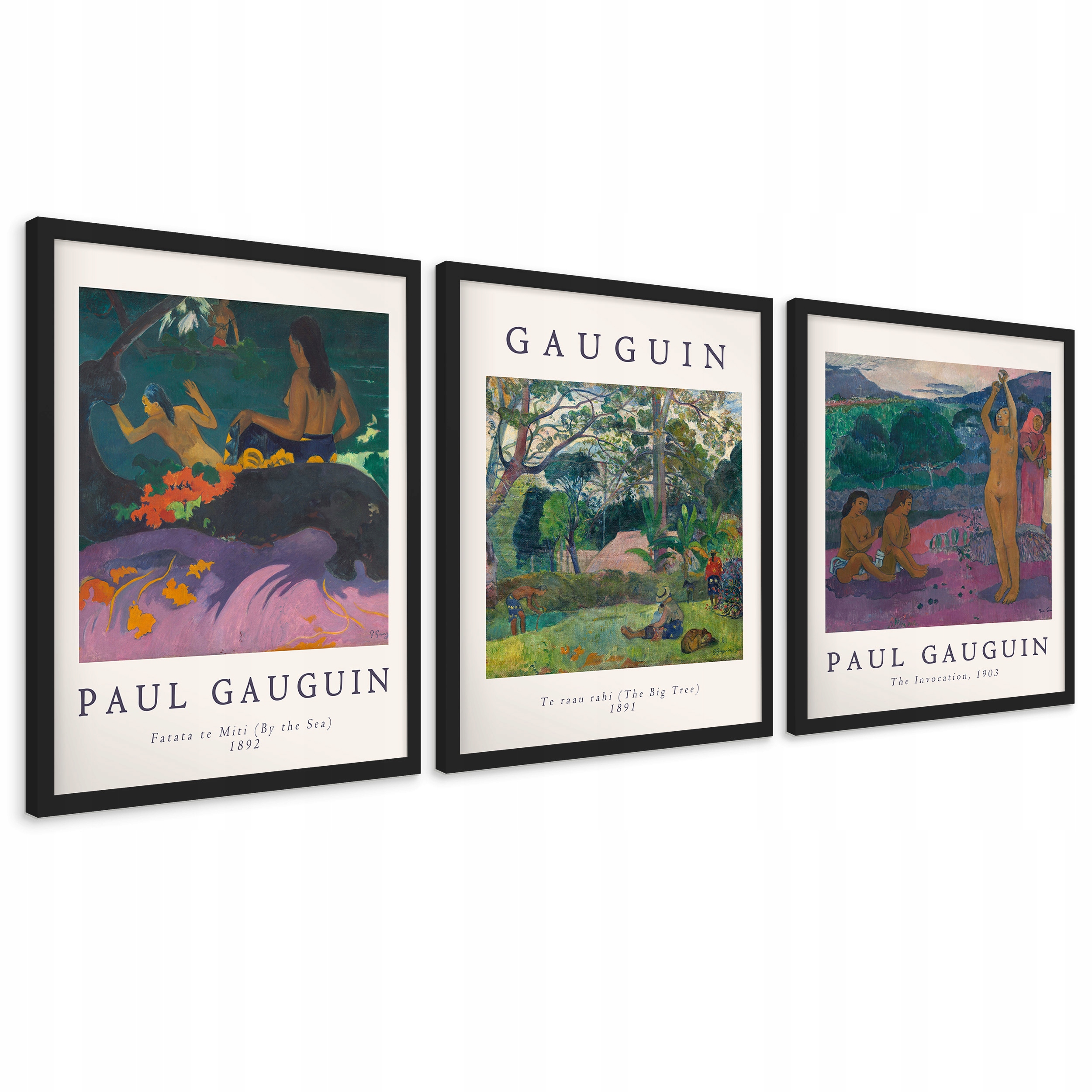 Zestaw obrazów symbolizm sztuka paul gauguin 43x99 (0089687825816 ...