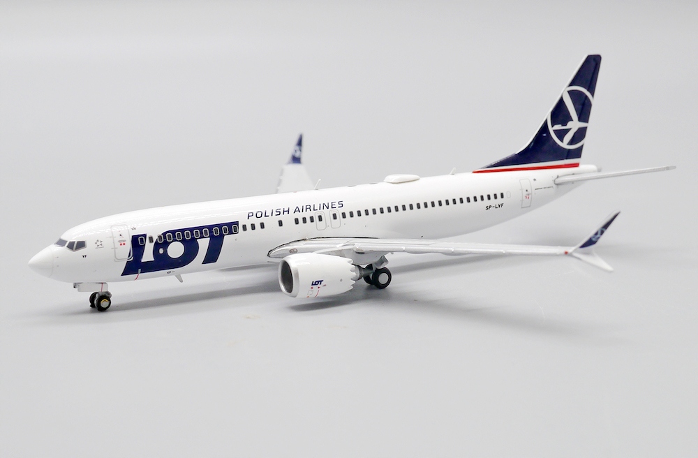MODEL BOEING 737 MAX8 PLL LOT - JC WINGS 1/400 • Opinie - Allegro