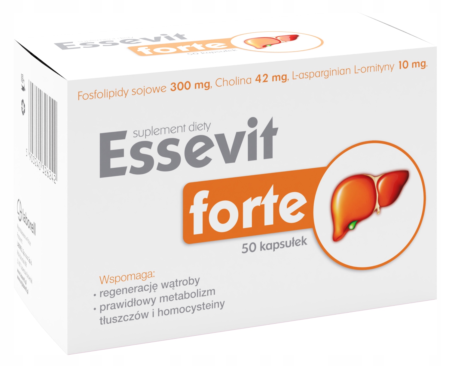 Essevit Forte fosfolipidy sojowe 50 kapsułek (5903240326242) • Cena ...