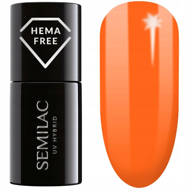 SEMILAC 433 Supporting Orange Lakier Hybrydowy 7ml (5902751446340 ...