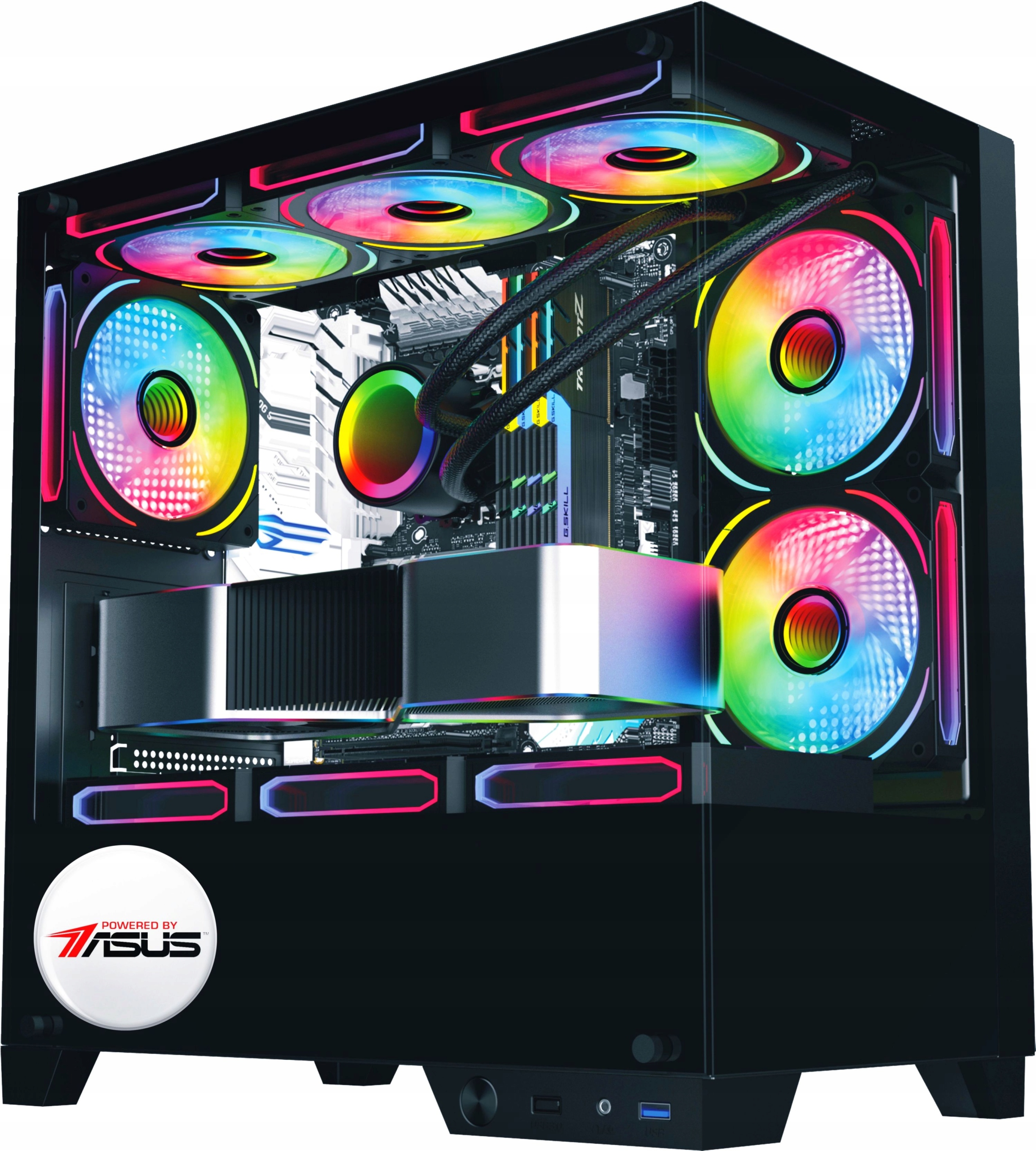 Komputer ULTRA GAMER R9|64GB|1TB M2|RTX 5070 12GB|7x ARGB INFINITY|W11 ...