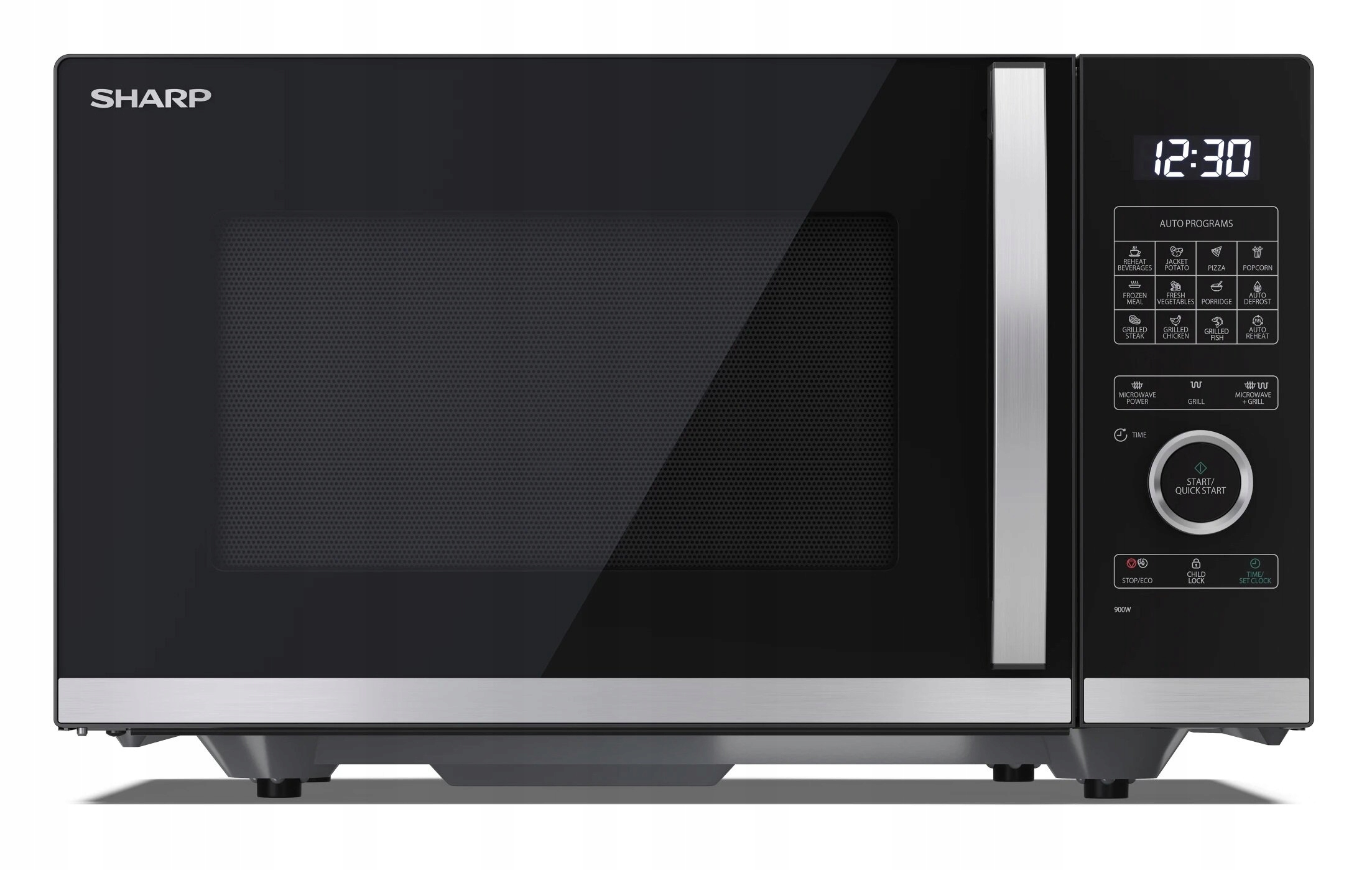 KUCHENKA MIKROFALOWA SHARP BEZTALERZOWA MOCNA 900W - Sklep, Opinie ...