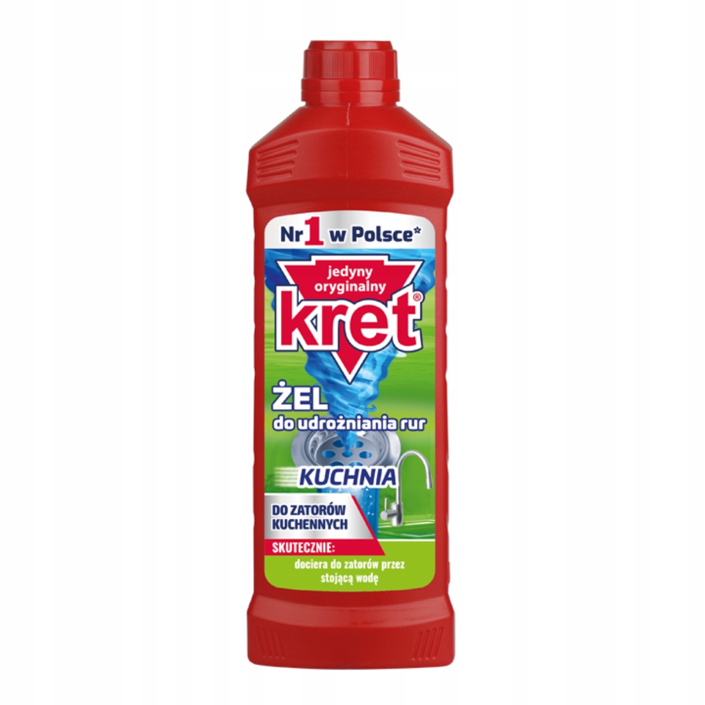Kret żel udrażnianie rur 0,5l (5900931019629) • Cena, Opinie • Środki ...