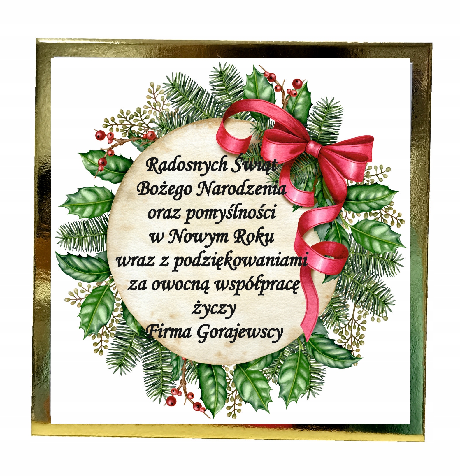 Świąteczne upominki dla klientów salonów życzenia • Cena, Opinie • Kartki, zaproszenia ...