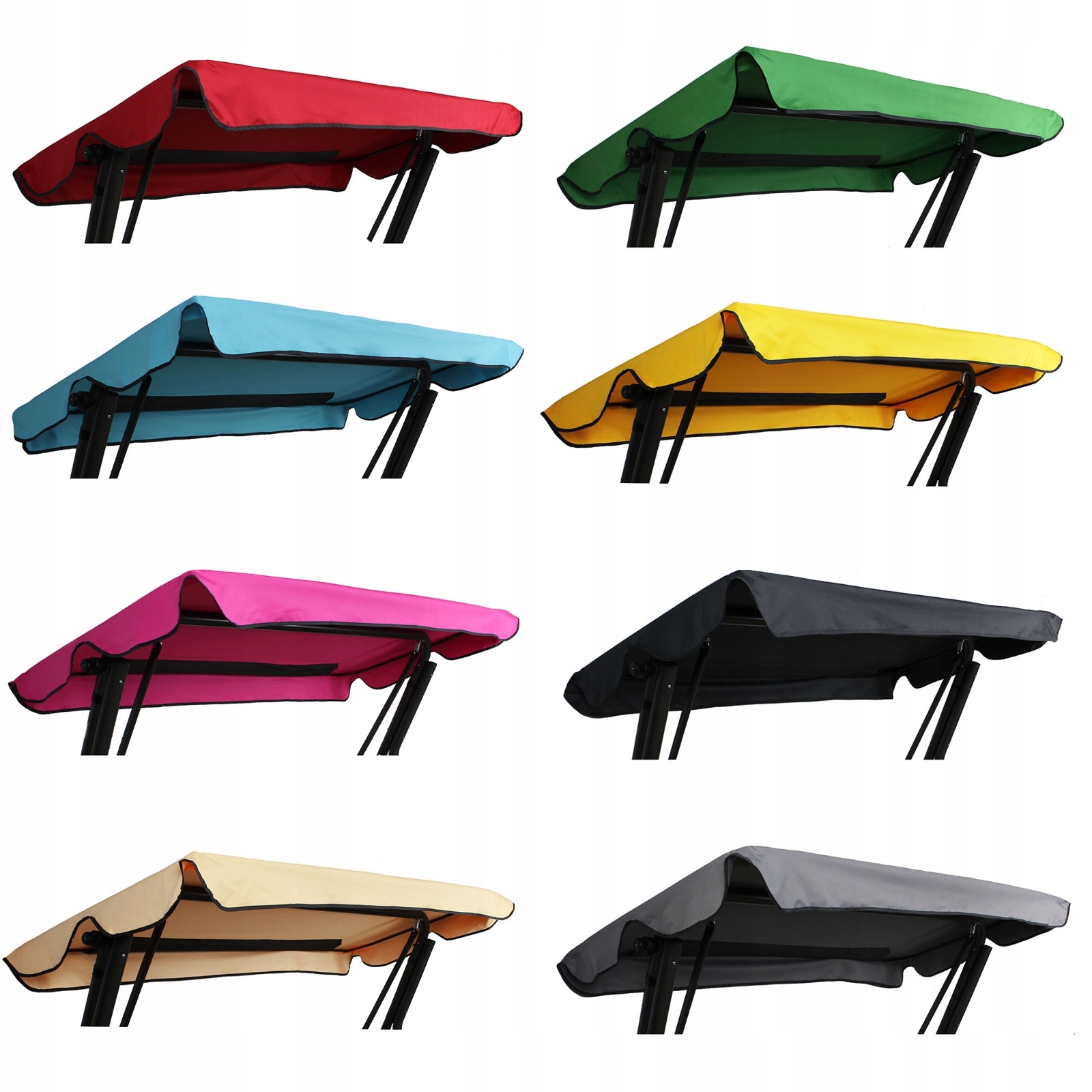 Daszek poszycie do huśtawki ogrodowej Dach do huśtawki UNIWERSALNY (PHŻ ...