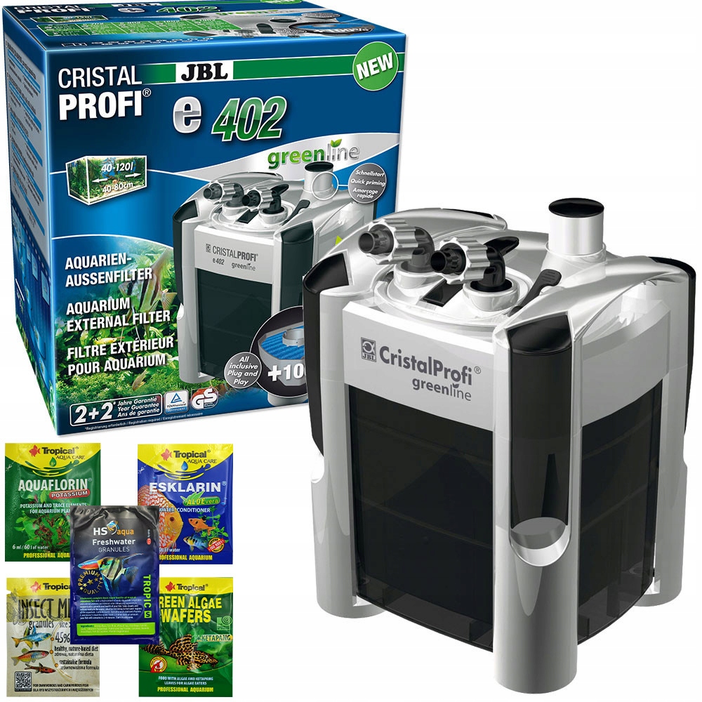 Filtr zewnetrzny JBL E402 GREENLINE 40-120L 450L/H • Cena, Opinie - Allegro