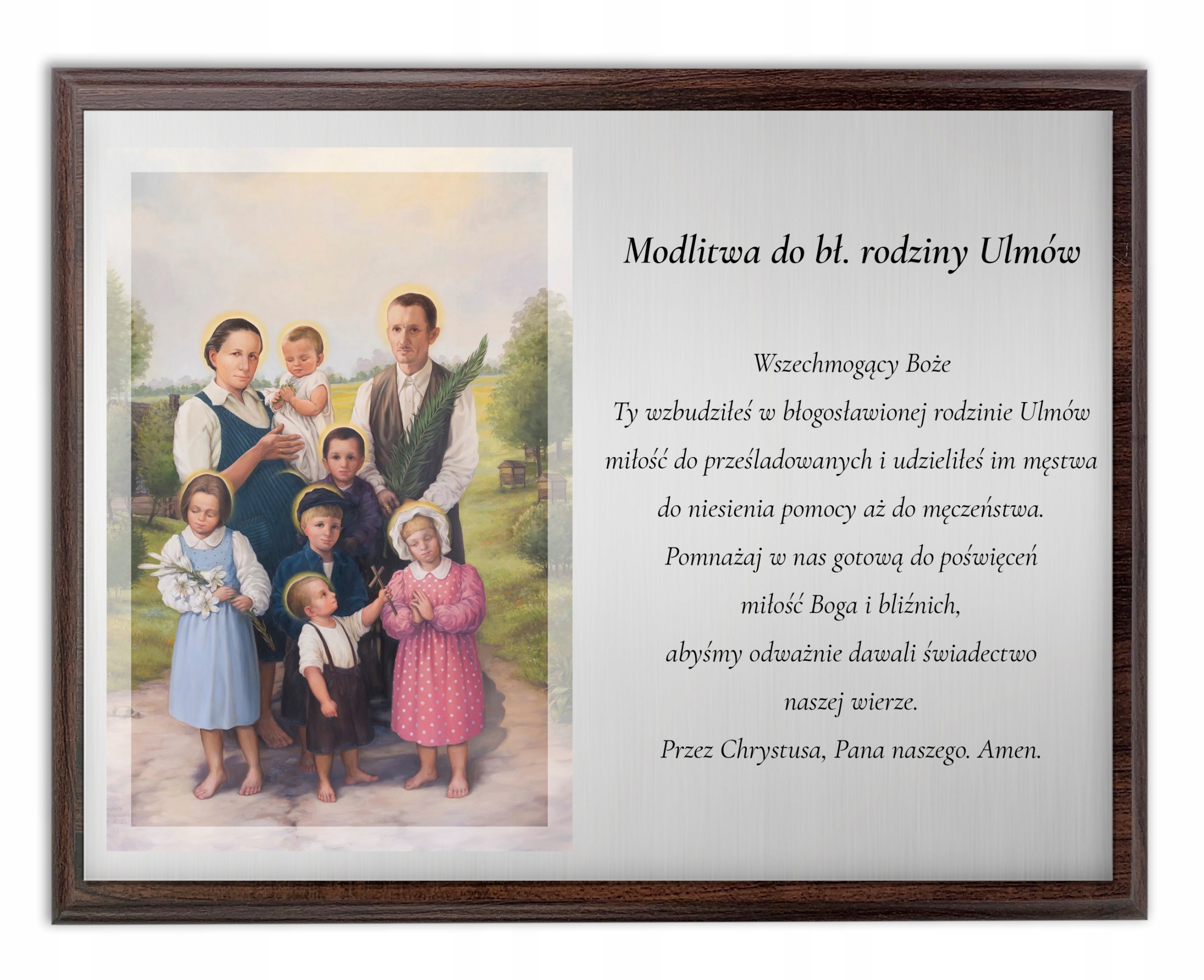 Rodzina Ulmów Obrazek - Niska cena na Allegro