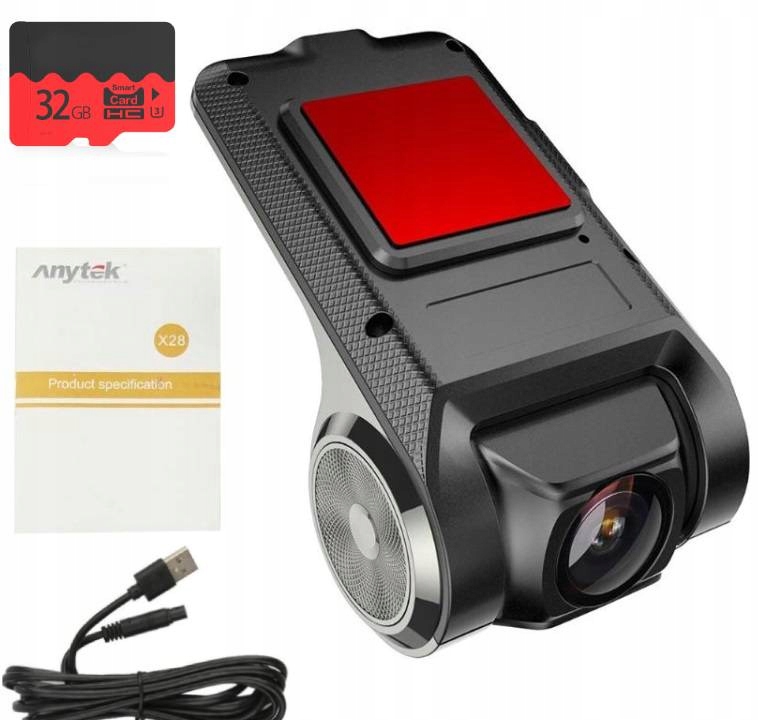Wideorejestrator Anytek X28 + karta microSD 32 GB • Opinie - Allegro