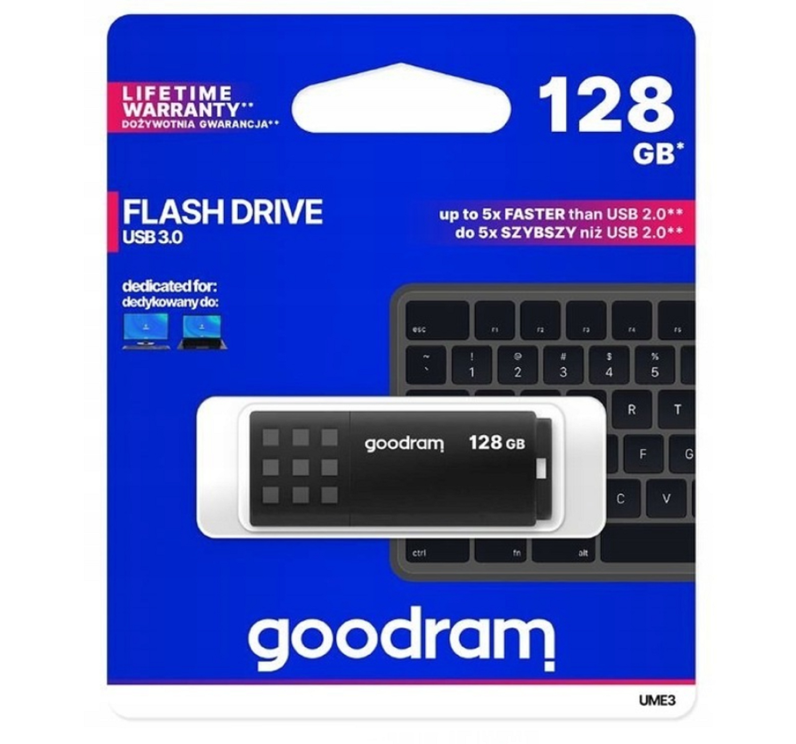 Pendrive GOODRAM UME3 128 GB USB 3.0 czarny - Sklep, Opinie, Cena w Allegro