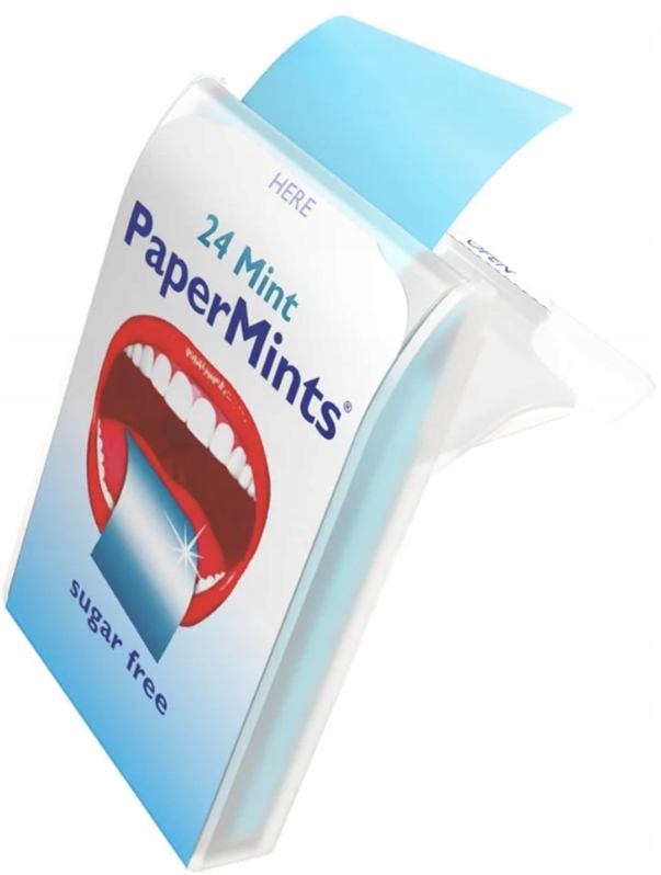 PaperMints odświeżające miętowe listki 24 sztuki świeży oddech ...