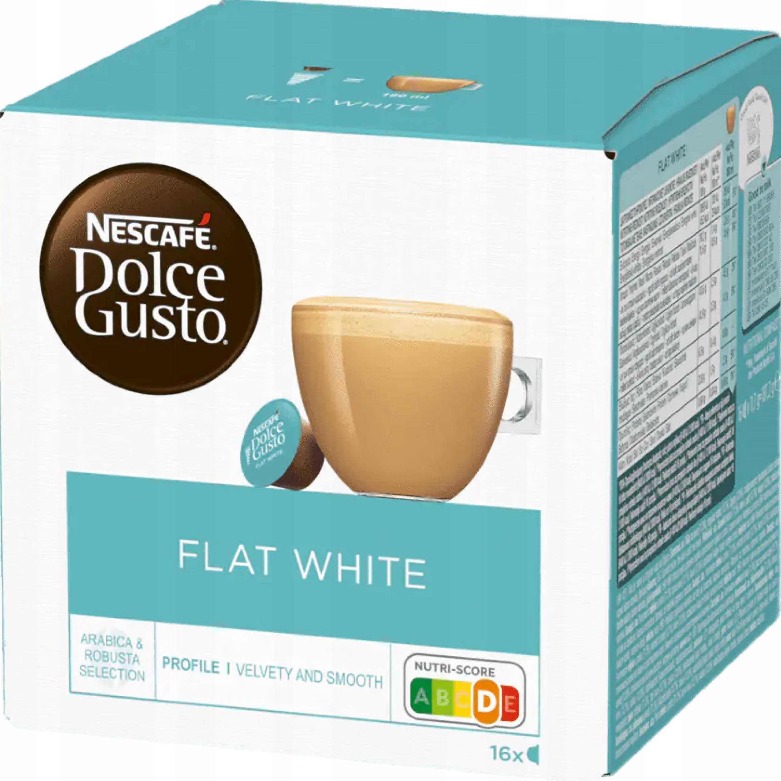 Kapsułki Nescafe Dolce Gusto Flat White 16 kaw 15466413118 - Allegro.pl Kapsułki Nescafe Dolce Gusto Flat White 16 kaw 15466413118 - Allegro.pl