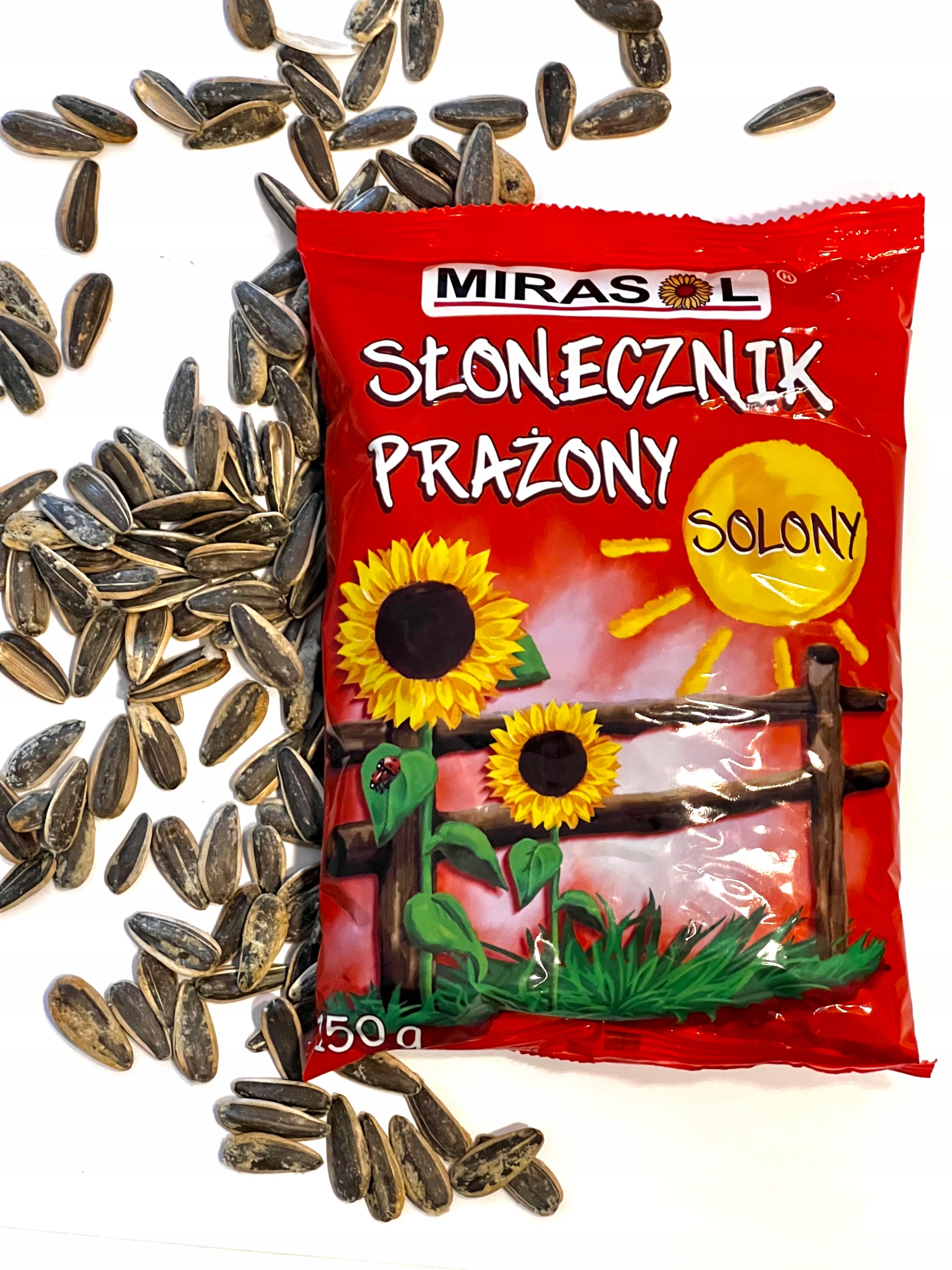 SŁONECZNIK PRAŻONY TURECKI MIRASOL 150G SOLONY 14981870510 - Allegro.pl