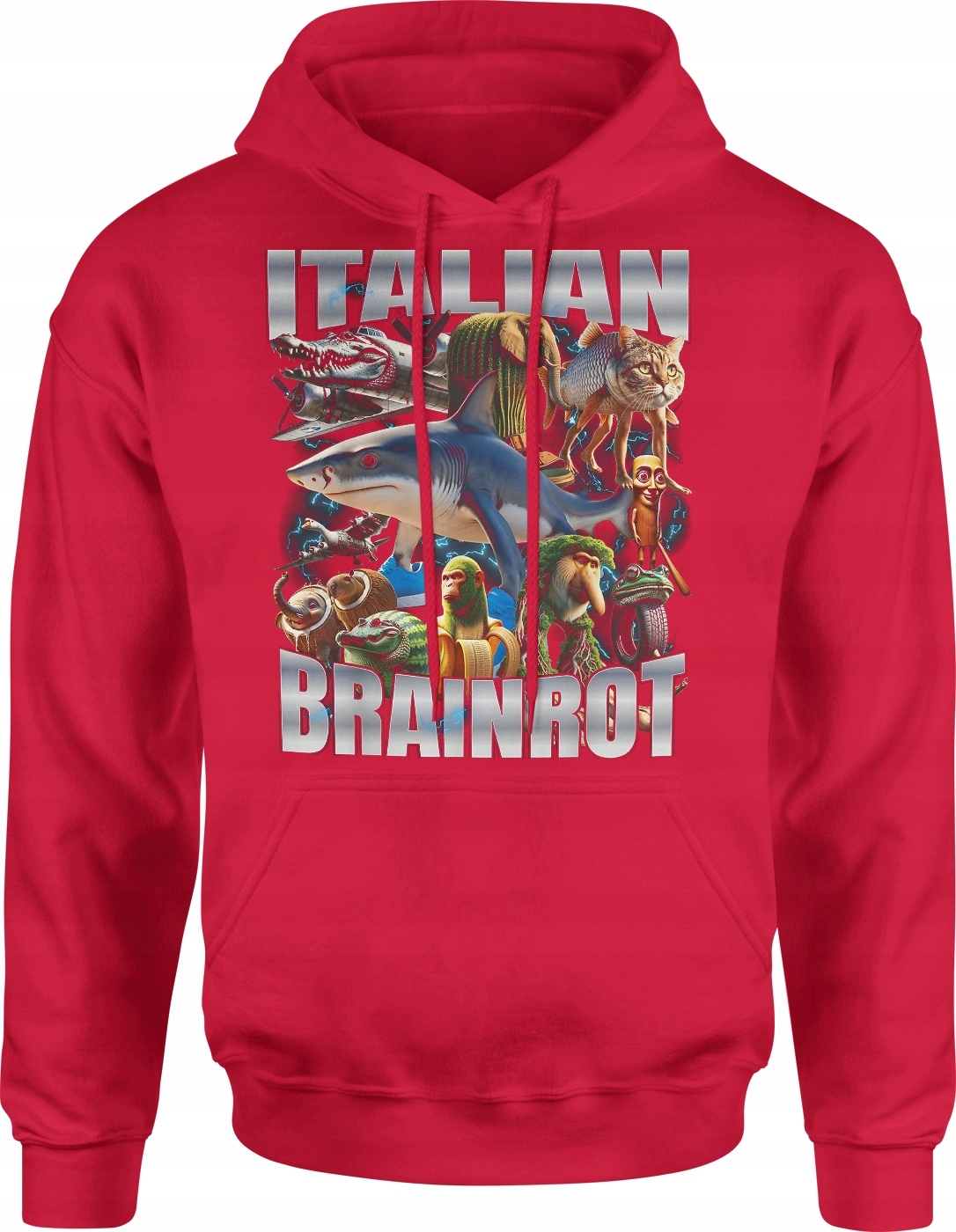 ITALIAN BRAINROT BLUZA TRALALERO TRALALA TIK TOK MEMY MEME MĘSKA M ...