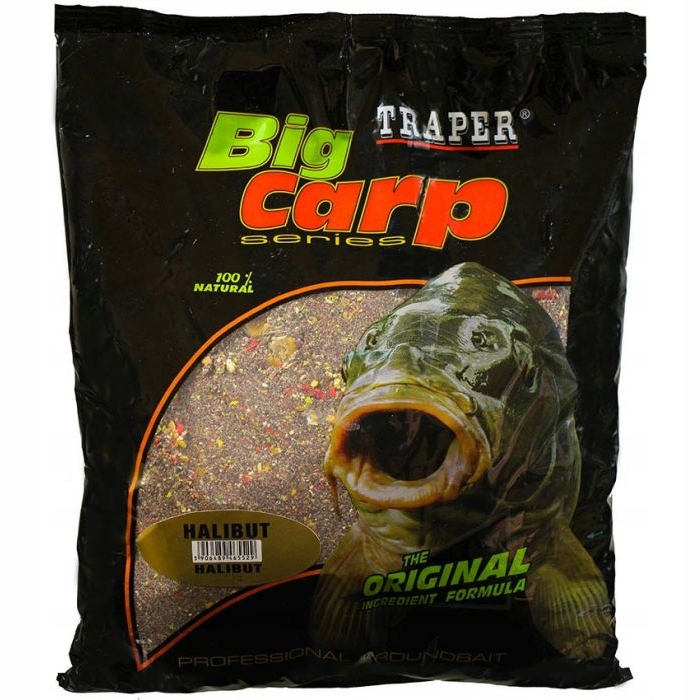 Traper Big Carp 2.5kg Halibut zanęta • Cena, Opinie - Allegro