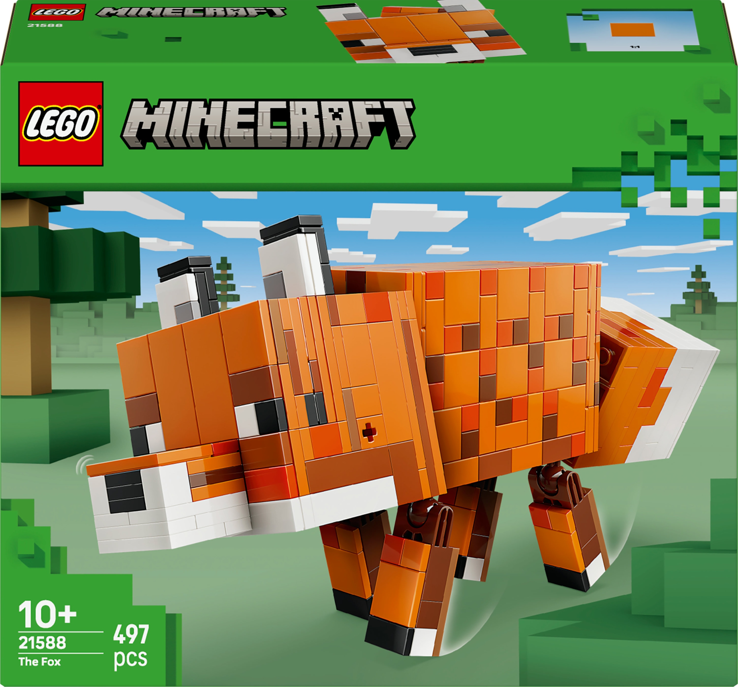 LEGO Minecraft Lis 21588 (5702018055977) • Cena, Opinie • Minecraft ...