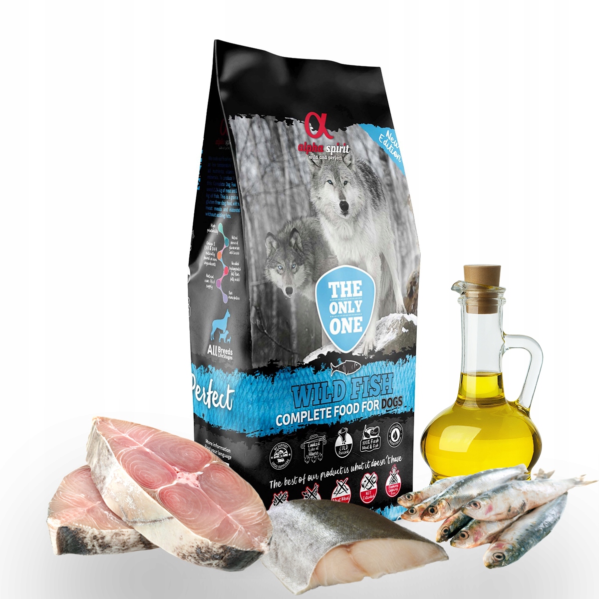 Alpha Spirit WILD FISH 12kg rybna karma dla psa 12762068639 - Allegro.pl