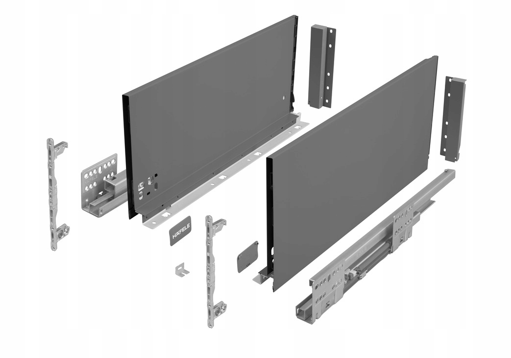 Szuflada HAFELE MATRIX S SLIM 3D H199 450 SZARY (4066236666829) • Cena ...