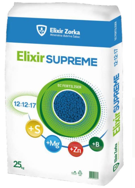 Nawóz wieloskładnikowy na ogród Elixir Supreme Zorka granulat 25 kg (8606106456929) • Cena ...