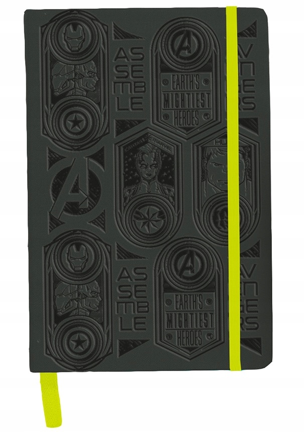 MARVEL AVENGERS NOTES A5/80 NA GUMKĘ dla chłopaka (5903162091617 ...