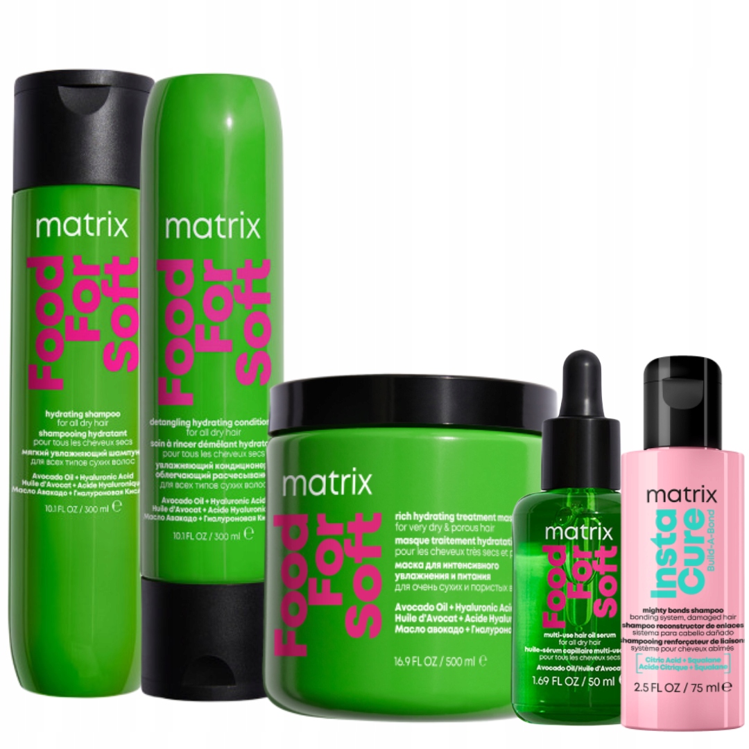 Matrix Food For Soft szampon odżywka olejek maska (5903815505539 ...