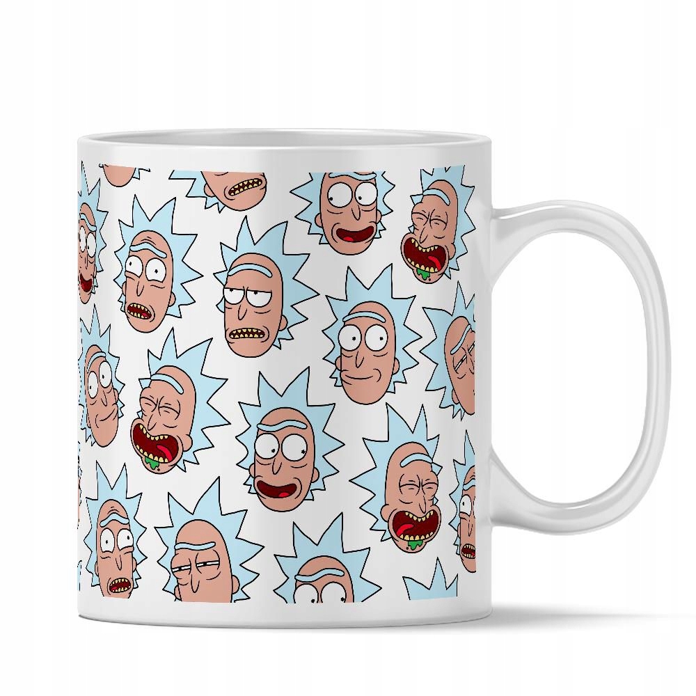 Kubek ceramika 330 ml Rick and Morty White Rick • Cena, Opinie - Allegro