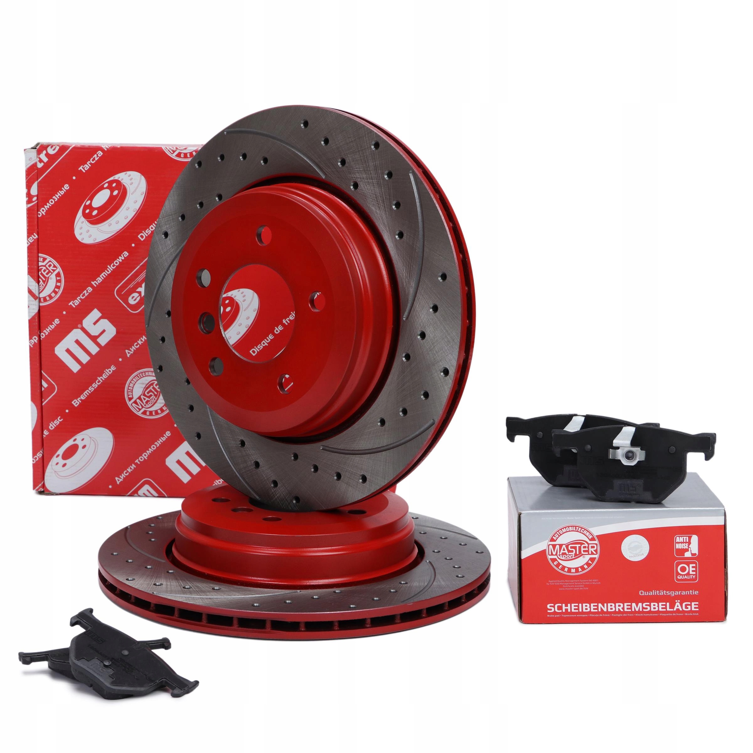 Féktárcsák és betétek HÁTUL BMW 5 (E60) 5 Touring (E61) 6 (E63) 6 kabrió (E64), (4251729657952 ...